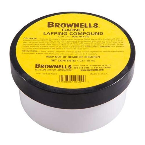COMPOUNDS BROWNELLS GK-10 GARNET LAPPING COMPOUND 1,000 GRIT - Brownells Österreich