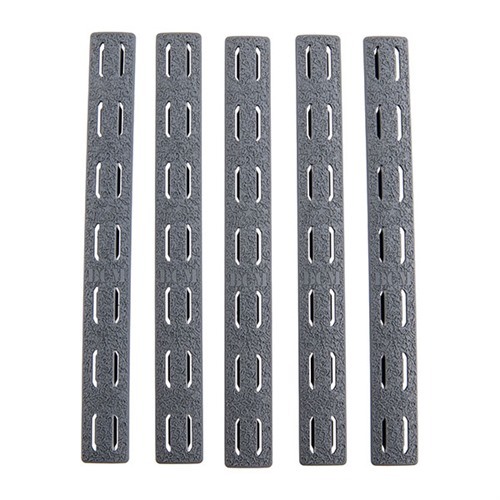 AR-15 BRAVO COMPANY RAIL PANEL KIT 5-PACK KEYMOD RUBBER GRAY 5.5 ...