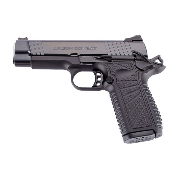 HANDGUN WILSON COMBAT SFT9 9MM LUGER 4.25" BBL (2)15 ROUND MAGS BLACK ...