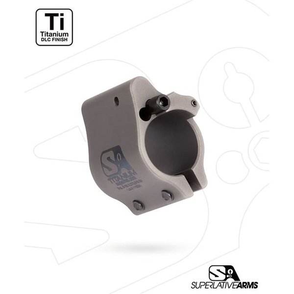 SUPERLATIVE ARMS AR-15 CLAMP ON TITANIUM ADJUSTABLE GAS BLOCK .936 ...