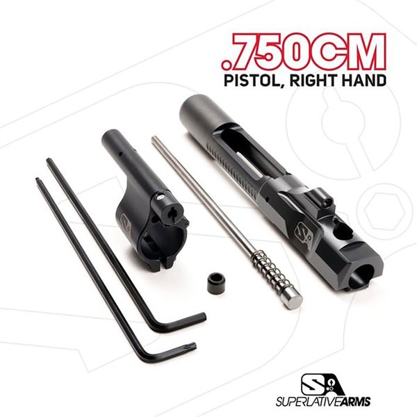 ADJUSTABLE RIGHT HAND SUPERLATIVE ARMS LLC AR-15 ADJ PISTON SYSTEM W ...