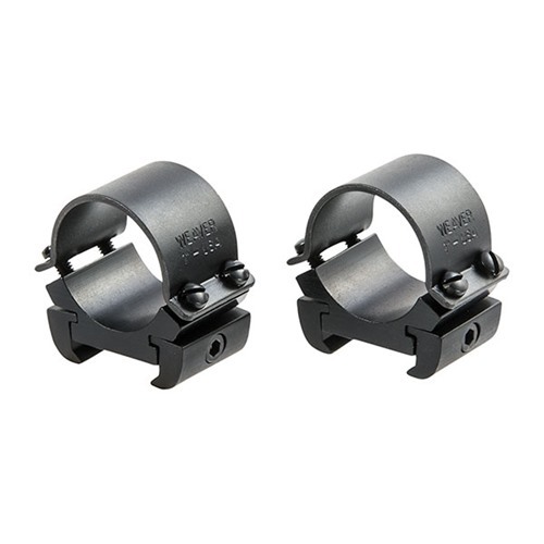 WINDAGE ADJUSTABLE SURE-GRIP RINGS WEAVER RINGS, MEDIUM, 1", MATTE ...
