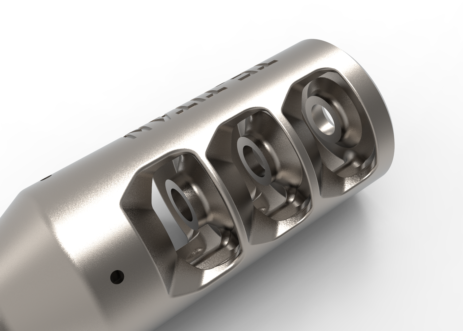 Tronrud Engineering TE-Titan Kompensator AR-15 - Black - Titanium - 1/2 ...