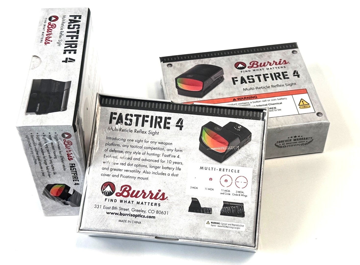 BURRIS Rotpunktvisier FastFire IV, Variable Absehen, mit Picatinny ...